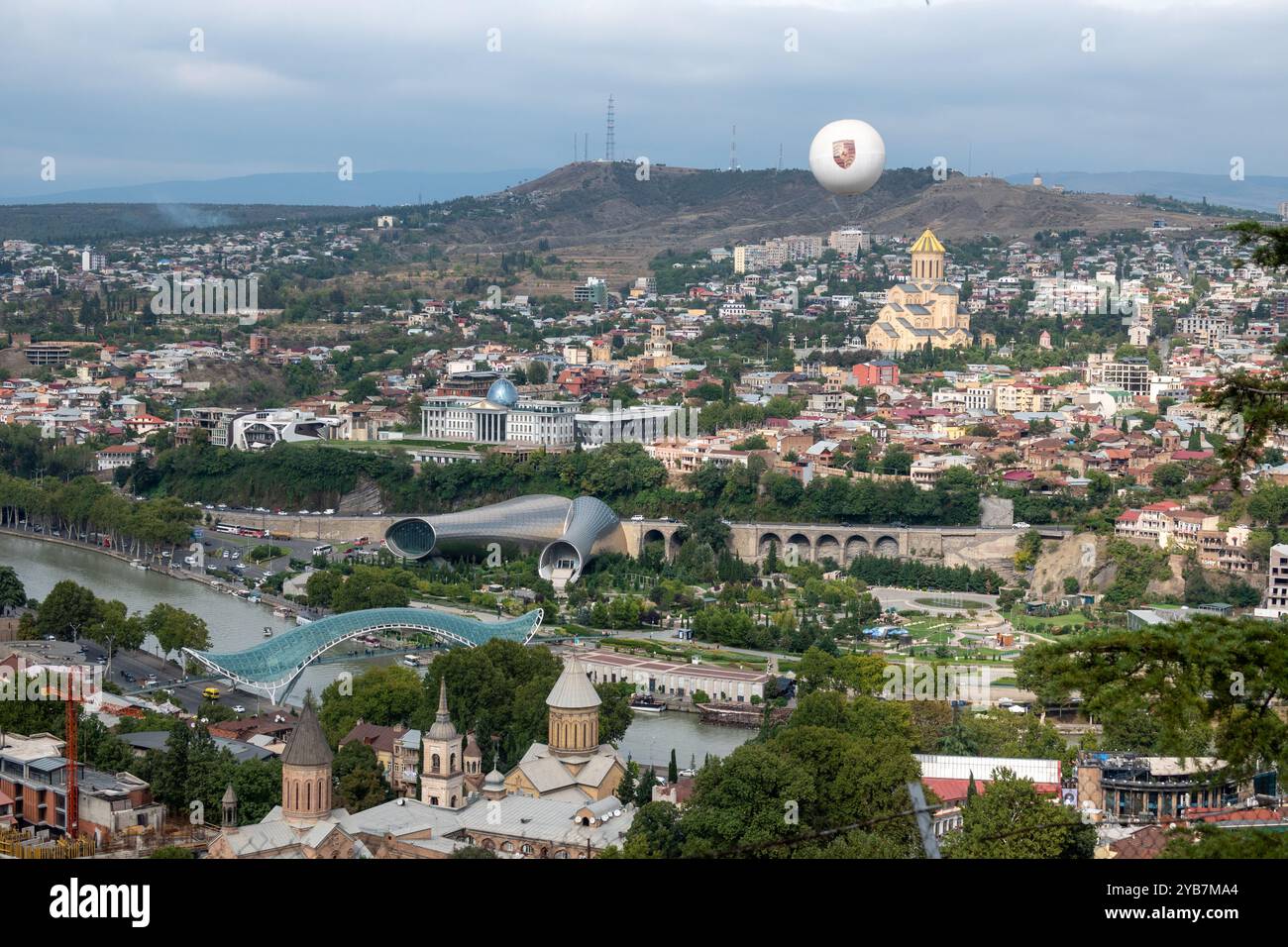 The Holy Trinity Cathedral of Tbilisi commonly known as Sameba Stock ...