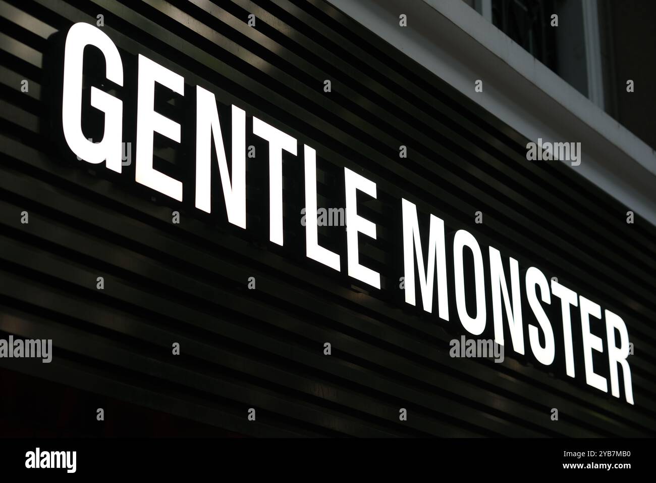 Shanghai,China-August 27th 2023: Gentle Monster store sign company ...