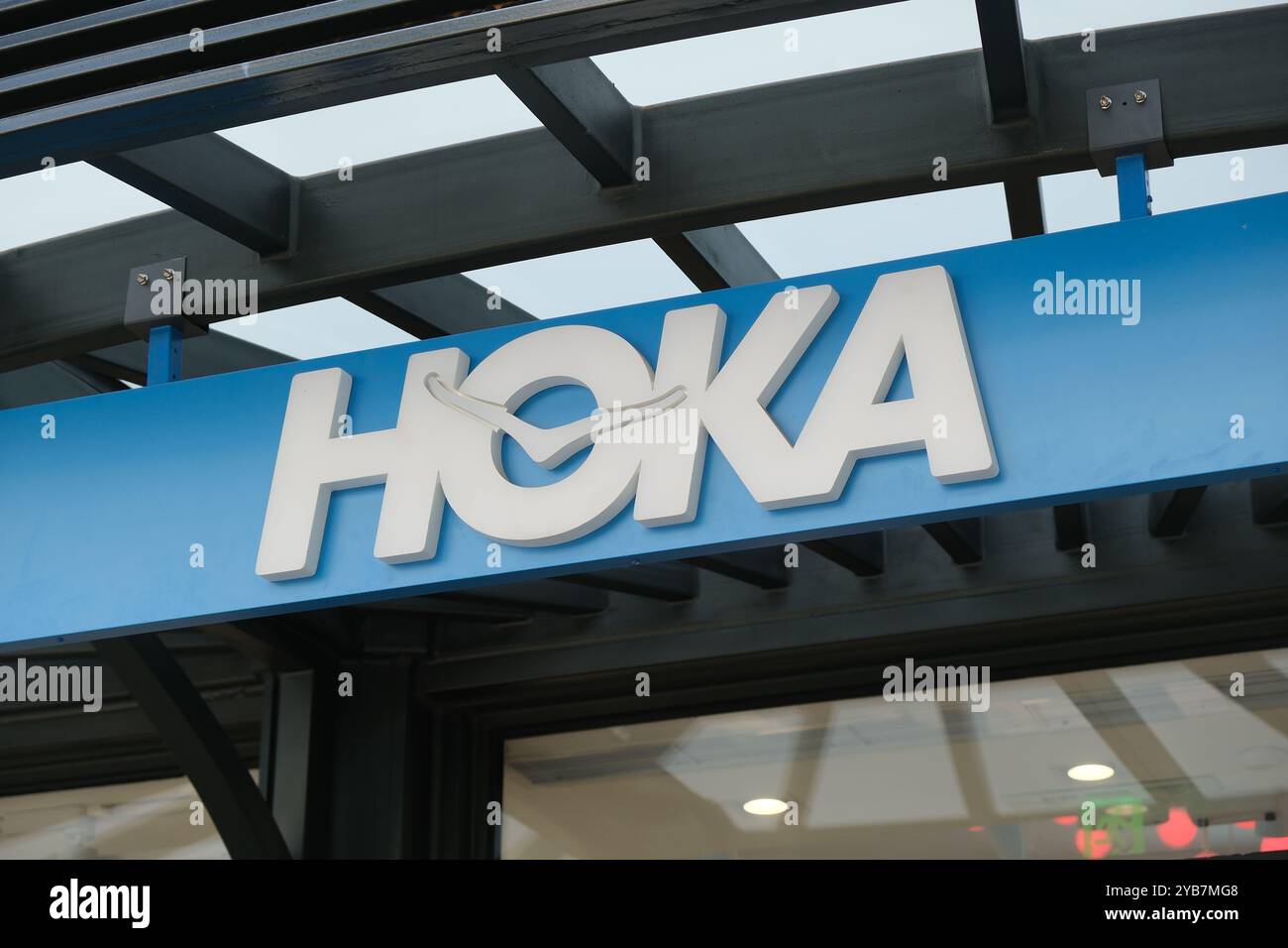 Shanghai,China-September 2nd 2023: HOKA store company brand logo Stock ...