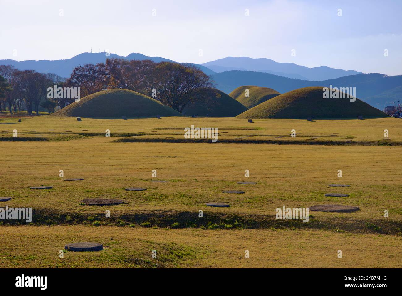 Gyeongju City, South Korea - November 11th, 2023: The Tomb of King ...