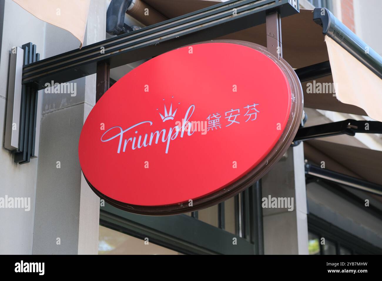 Shanghai,China-September 2nd 2023: Triumph International store sign ...