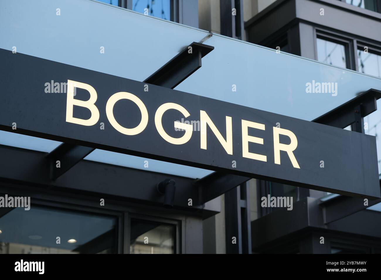 Shanghai,China-September 2nd 2023: BOGNER company store brand logo sign Stock Photo - Alamy