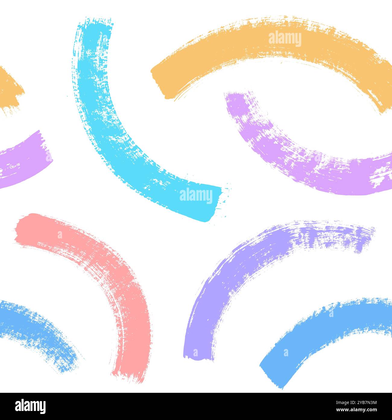 Vector curves pattern. Brush background Stock Vector Image & Art - Alamy