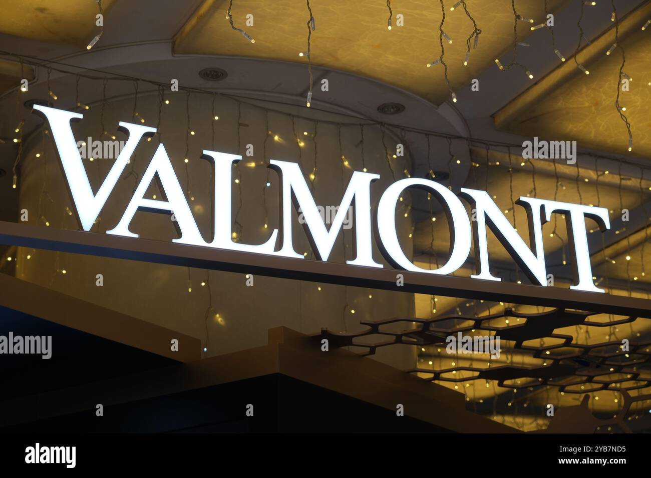 Shanghai,China-Sep. 16th 2023: Valmont Cosmetics store sign company ...