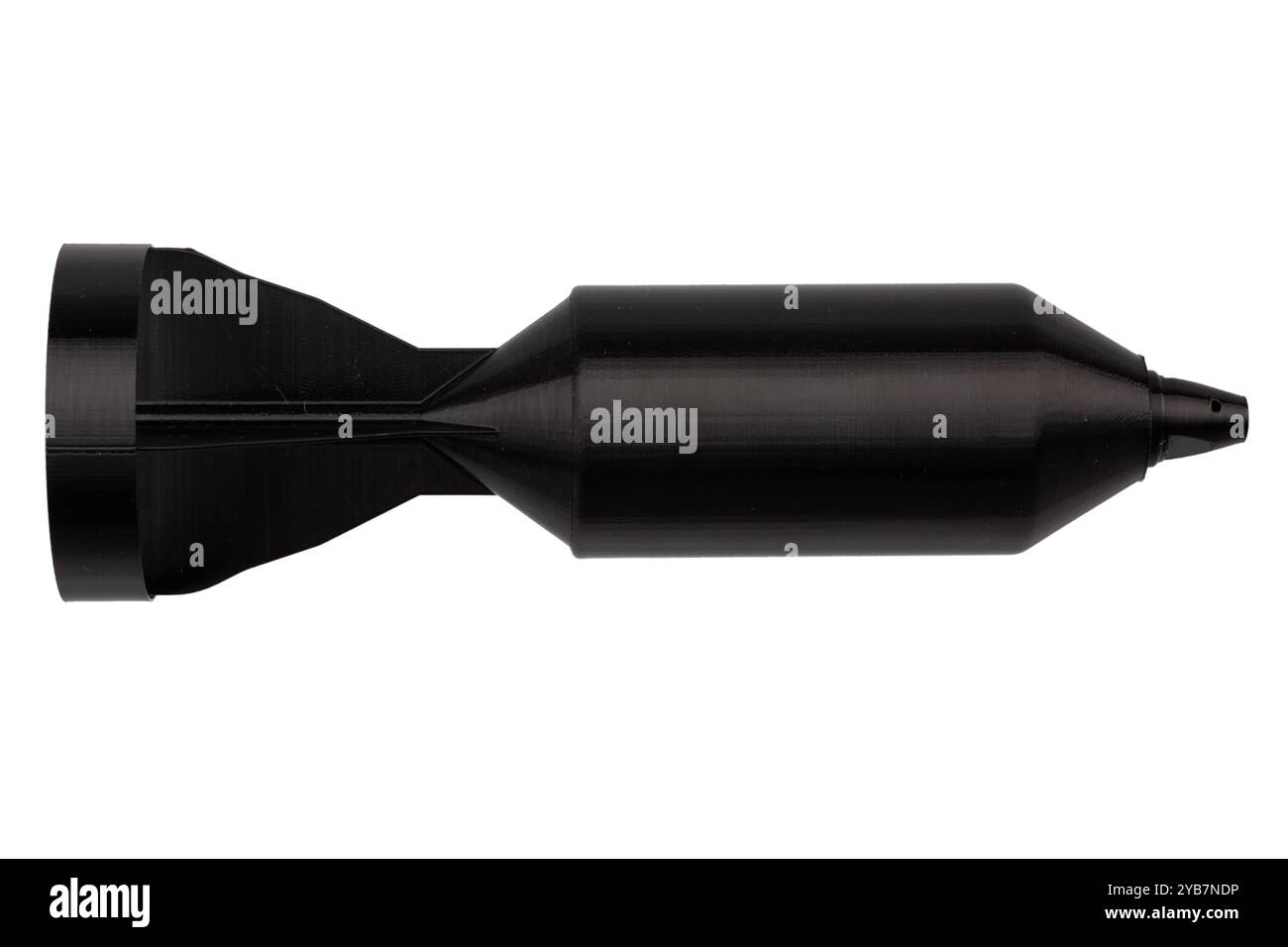 3d printed bomb for small combat drone isolated on white background ...