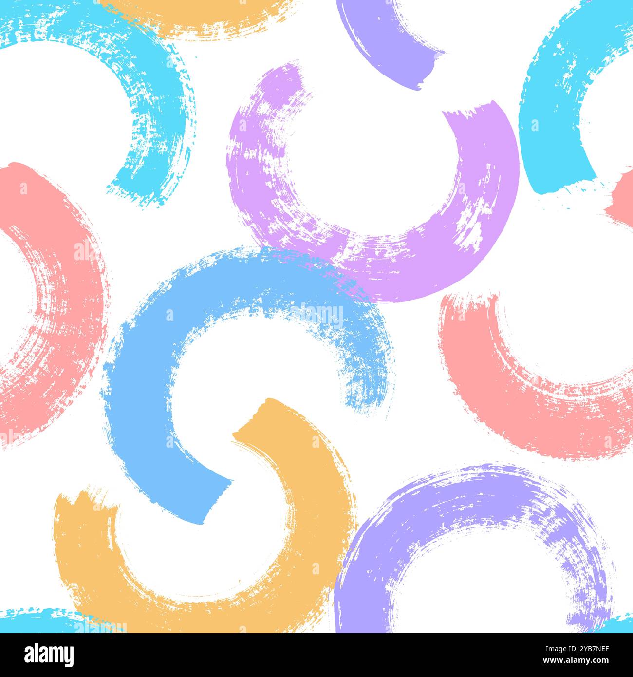 Vector curves pattern. Brush background Stock Vector Image & Art - Alamy