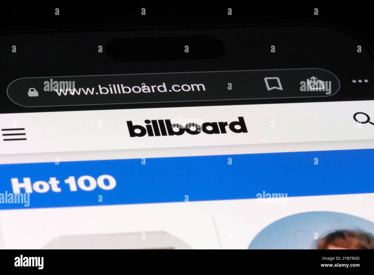 Shanghai,China-May 6th 2024: Billboard website brand logo and Billboard ...