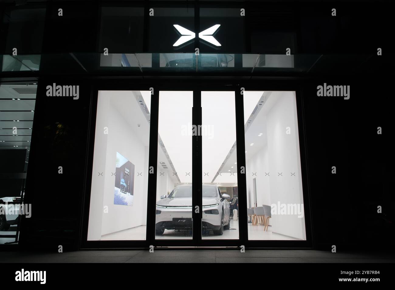 Wuhan,China-May 2nd 2024: XPeng Motors electric car retail store with ...