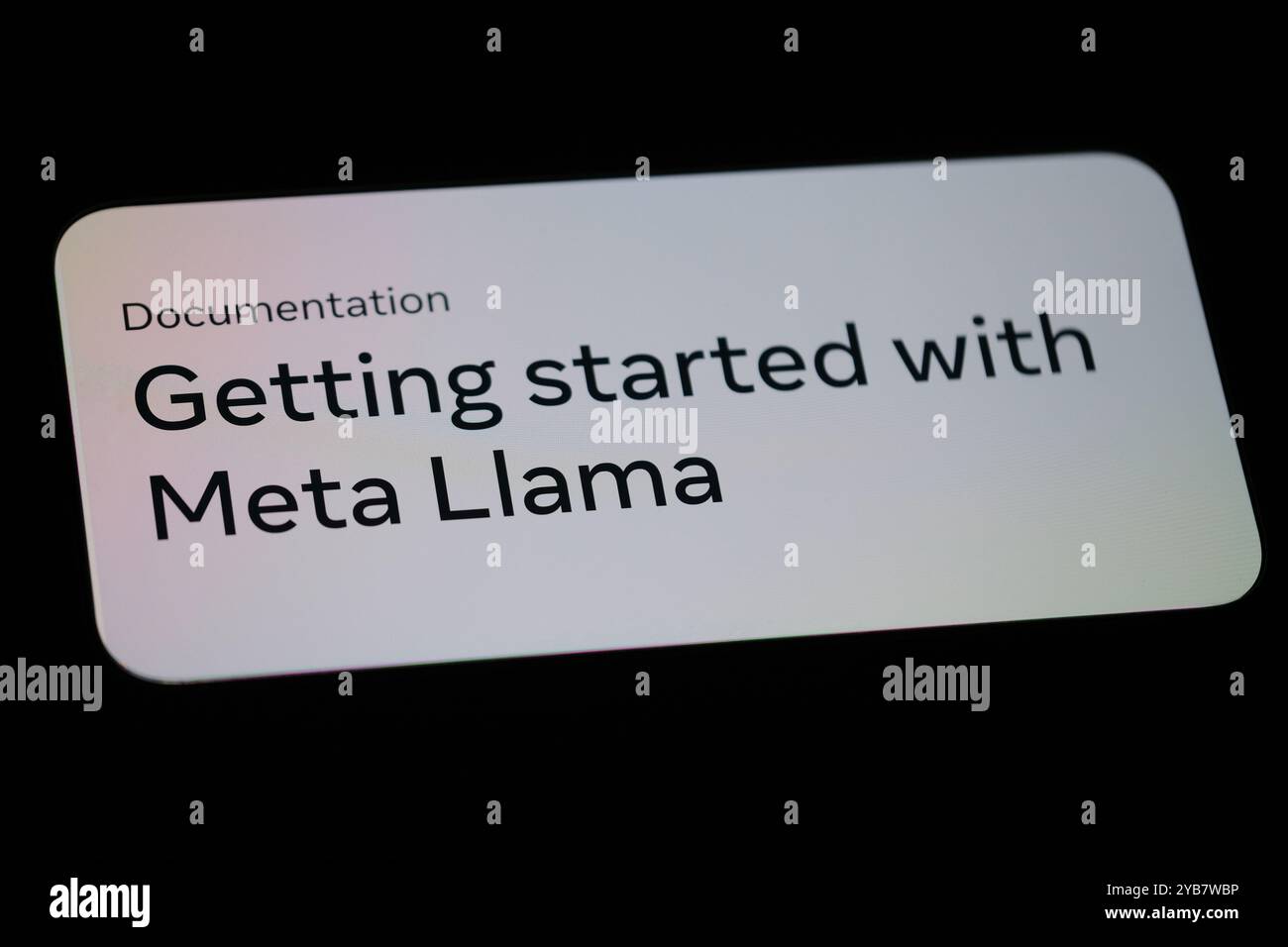 Shanghai,China-May 15th 2024: Meta AI Llama open source large language ...
