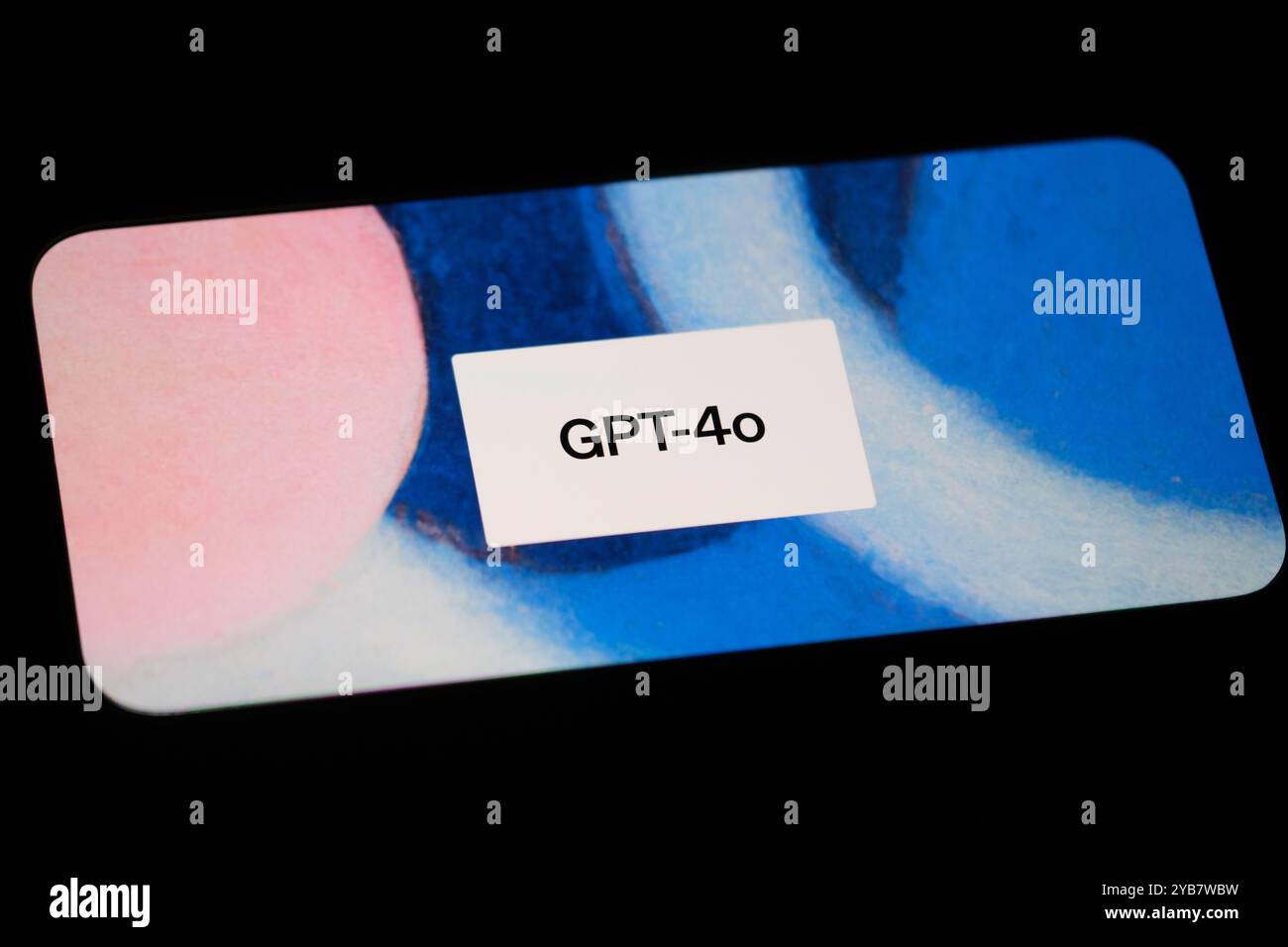 Shanghai,China-May 14th 2024: GPT-4o AI model logo on phone Stock Photo ...
