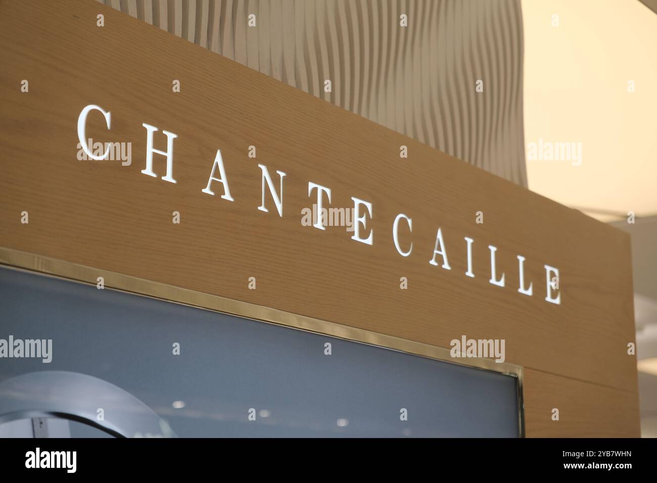Jeju, South Korea-May 24th 2024: Chantecaille company store brand logo ...