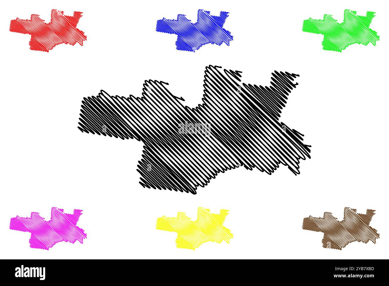 Shire of Hepburn (Commonwealth of Australia, Victoria state, Vic) map ...