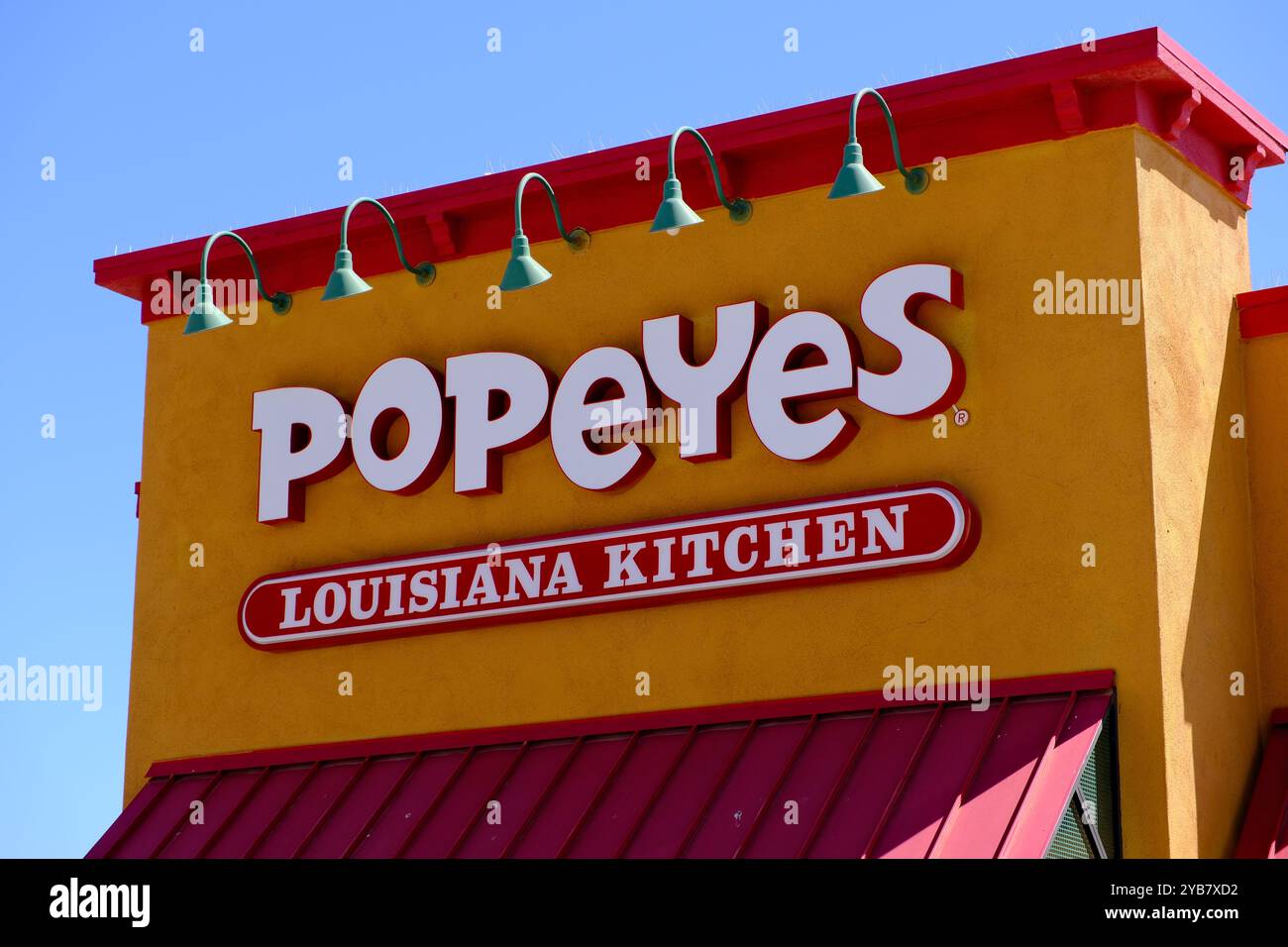 Barstow,California,USA-June 12th 2024:Popeyes Louisiana Kitchen ...