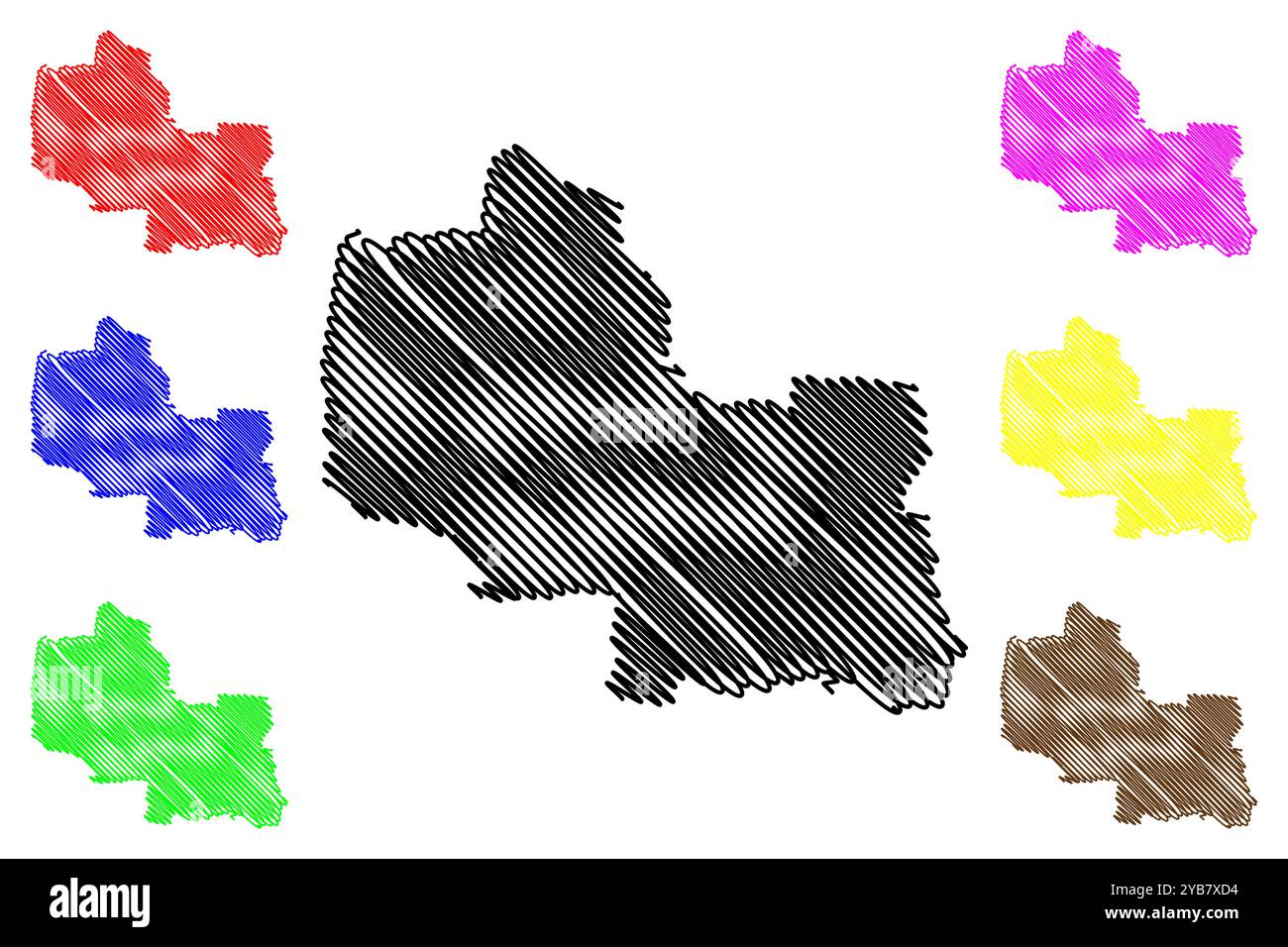 Victoria plains map vector hi-res stock photography and images - Alamy