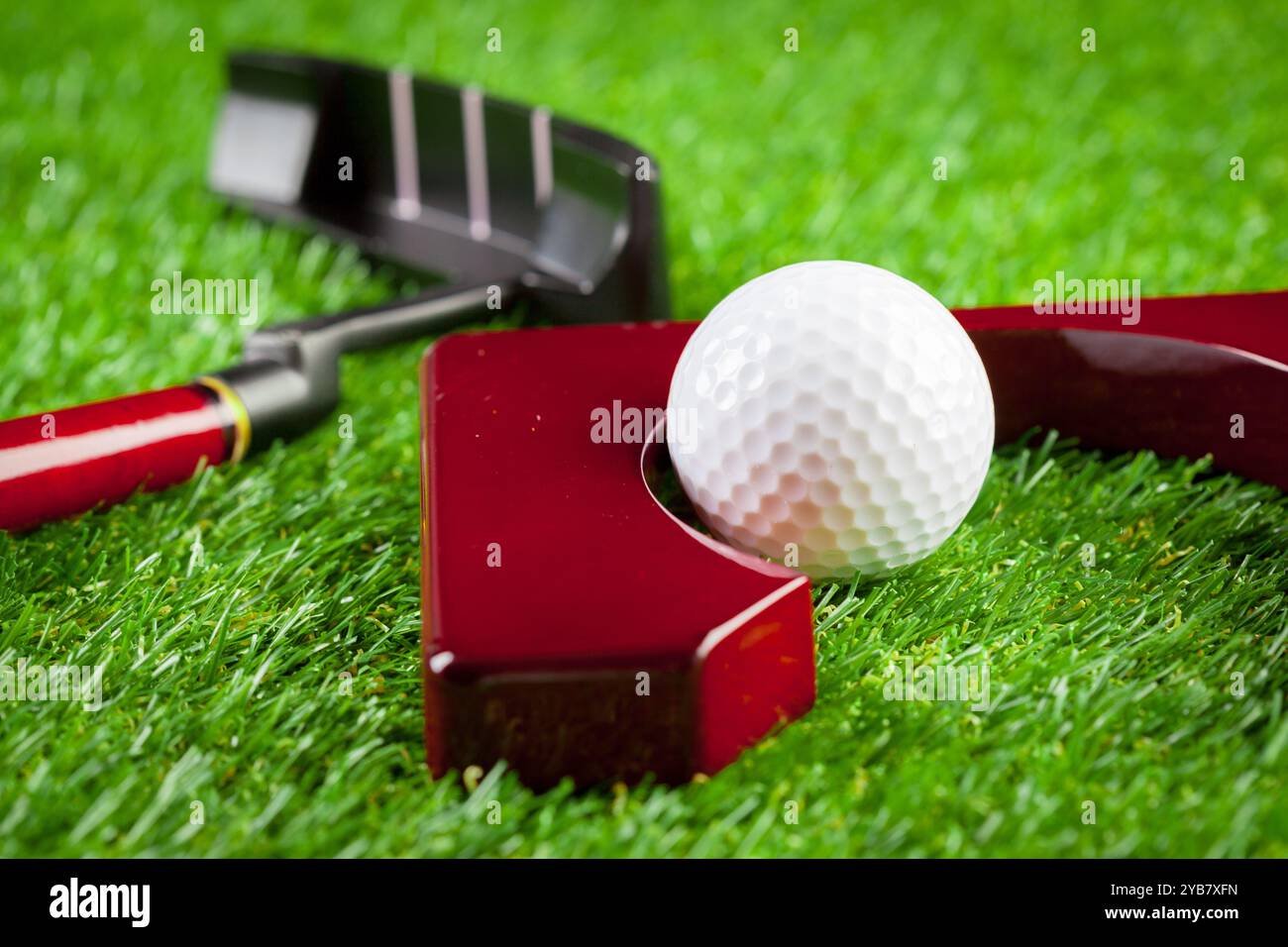 Mini golf equipment Stock Photo - Alamy