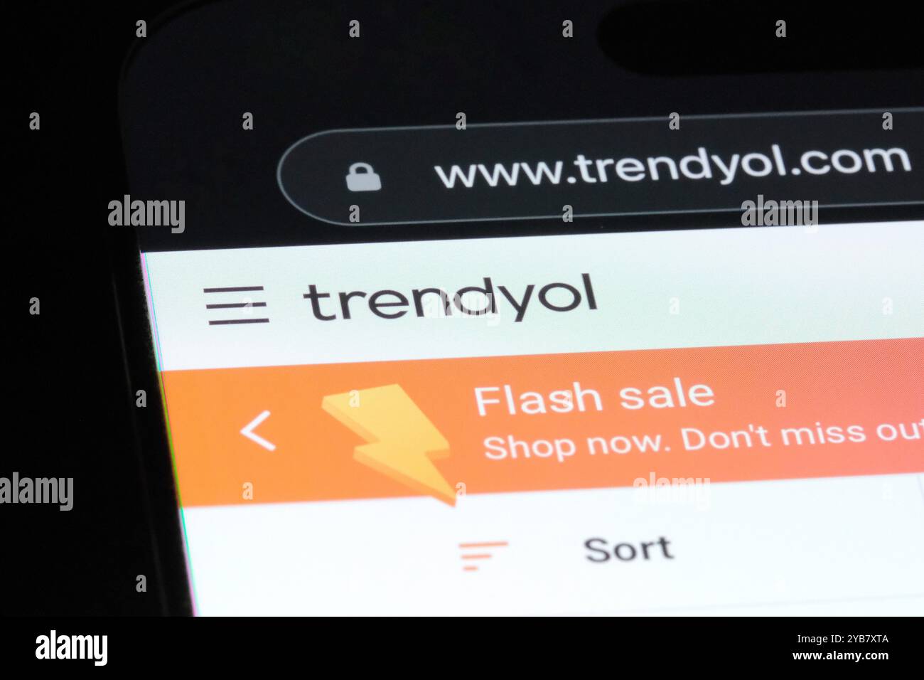 Shanghai,China-May 27th 2024: Trendyol company logo on e-commerce ...