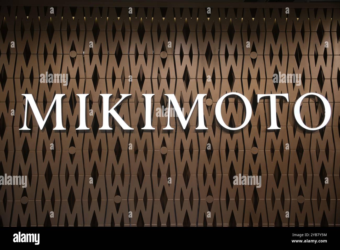 Shanghai,China-July 21st 2024: Mikimoto company brand logo Stock Photo - Alamy