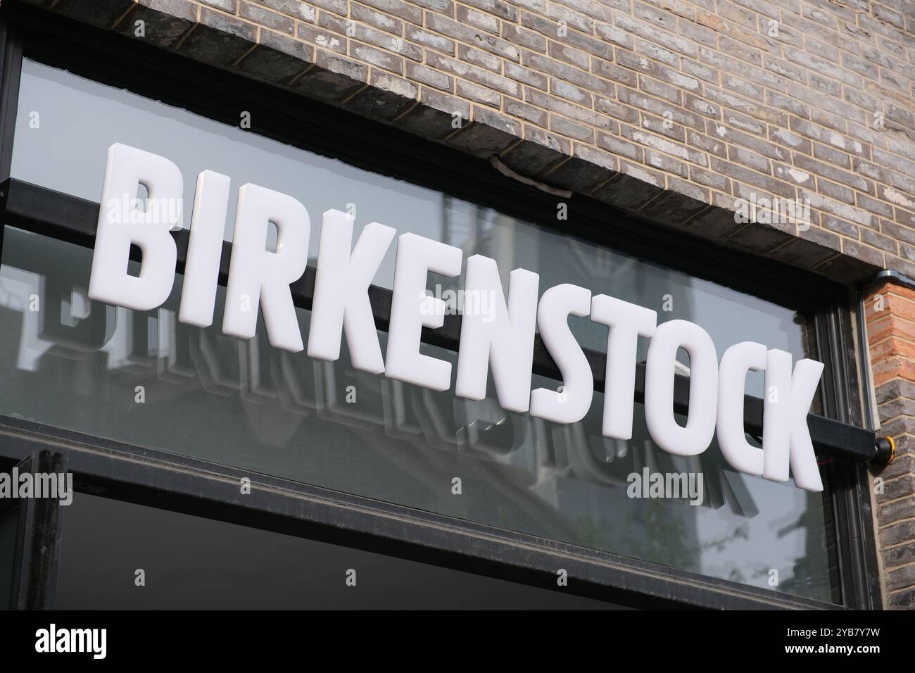 Shanghai,China-July 21st 2024: Birkenstock store sign and company brand ...