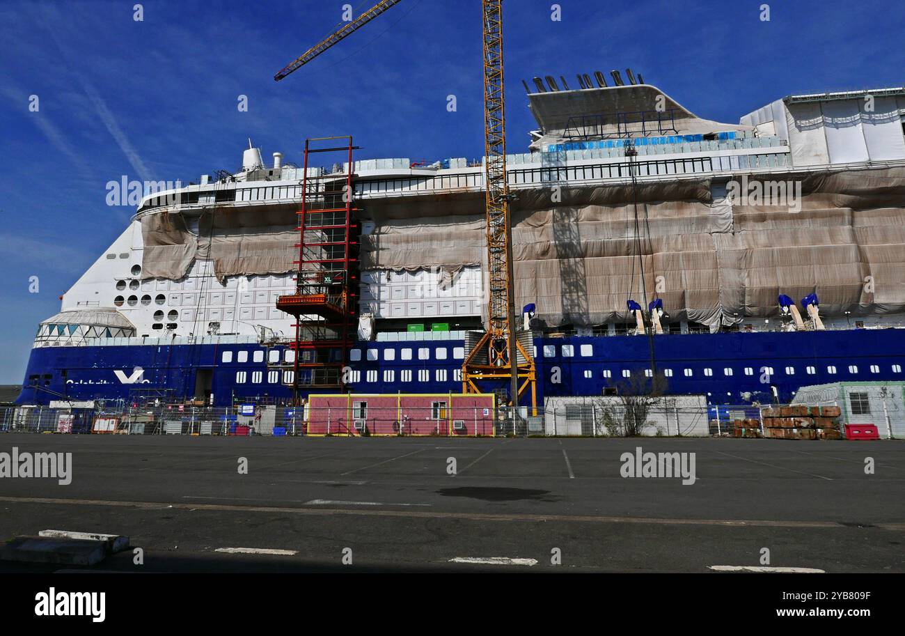 Celebrity Edge in Shipyards of Chantiers de l Atlantique, STX, Saint ...