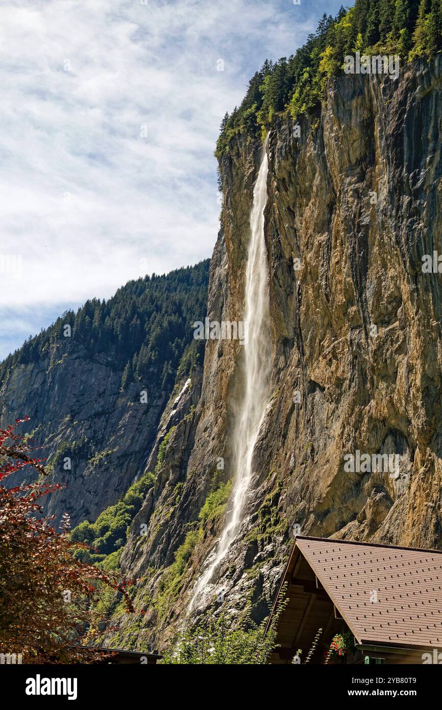 Water running down mountainside hi-res stock photography and images - Alamy