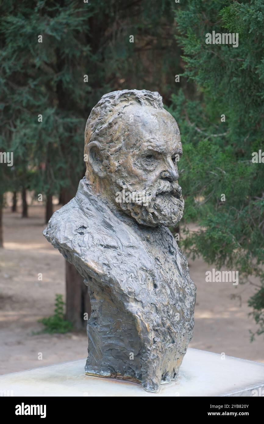 Beijing,China-Sep.16th 2024: Victor Hugo's statue in Old Summer Palace ...