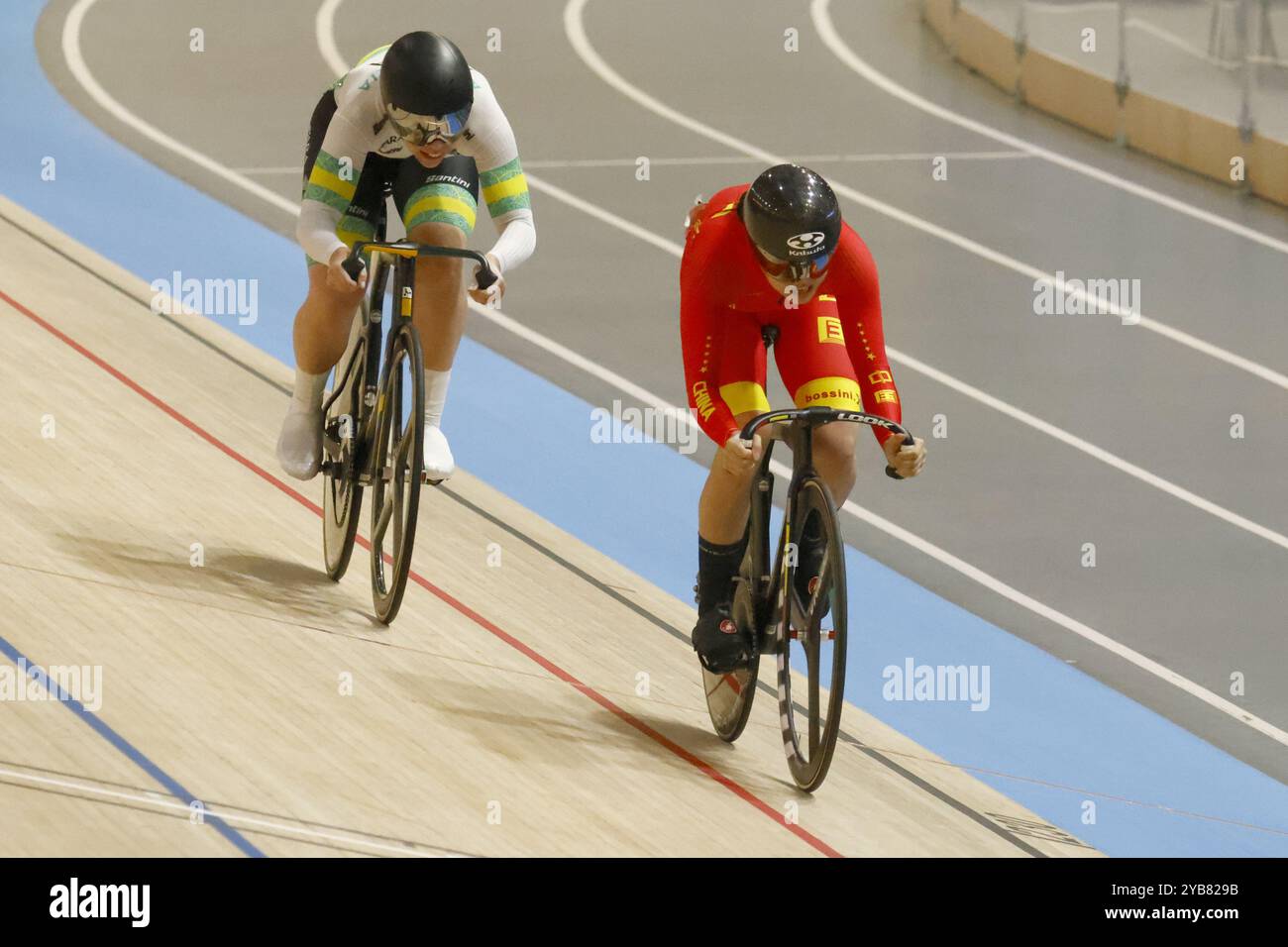 Copenhagen, Denmark, October 17 2024 Tissot Track Cycling World ...