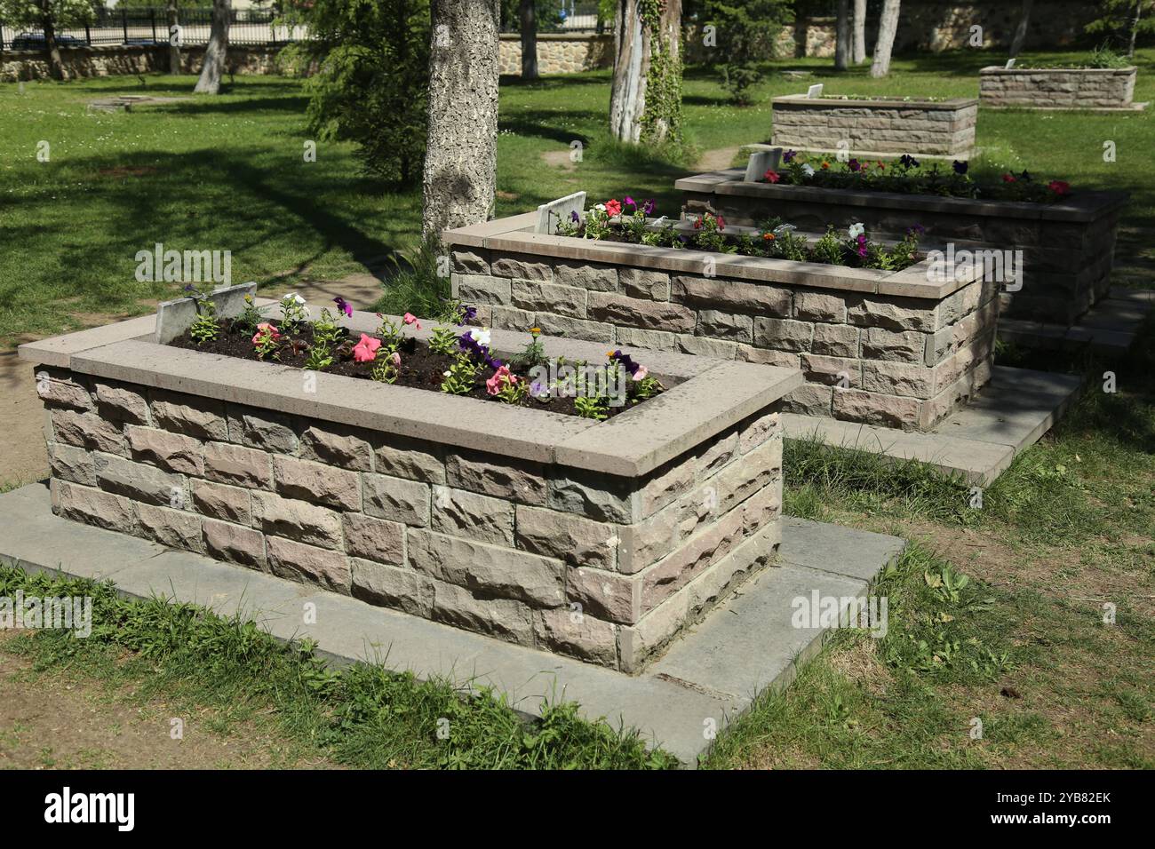 The mausoleum of Prince Ertugrul and the tombs of his family members in ...