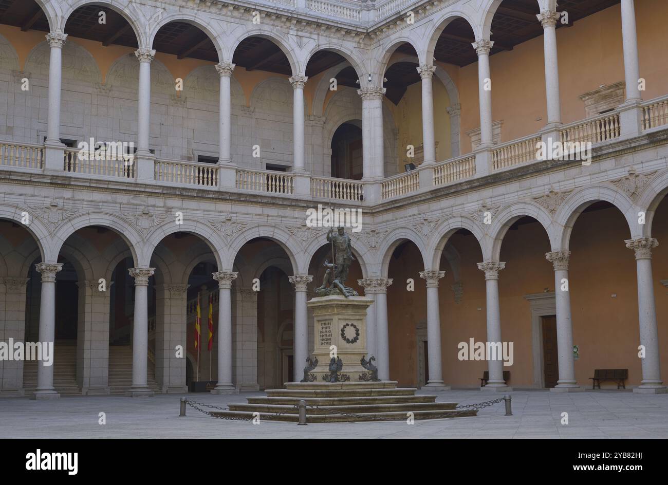 Alcázar of Toledo. Parade Ground, also known as Courtyard of Charles V ...