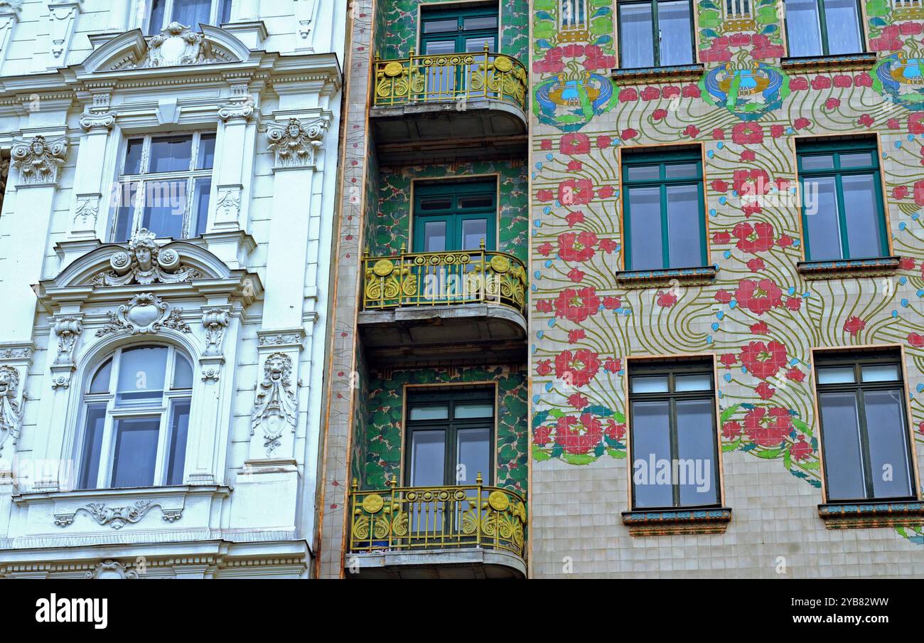 Vienna's unique Majolica House (Majolikahaus), by Vienna Secession ...