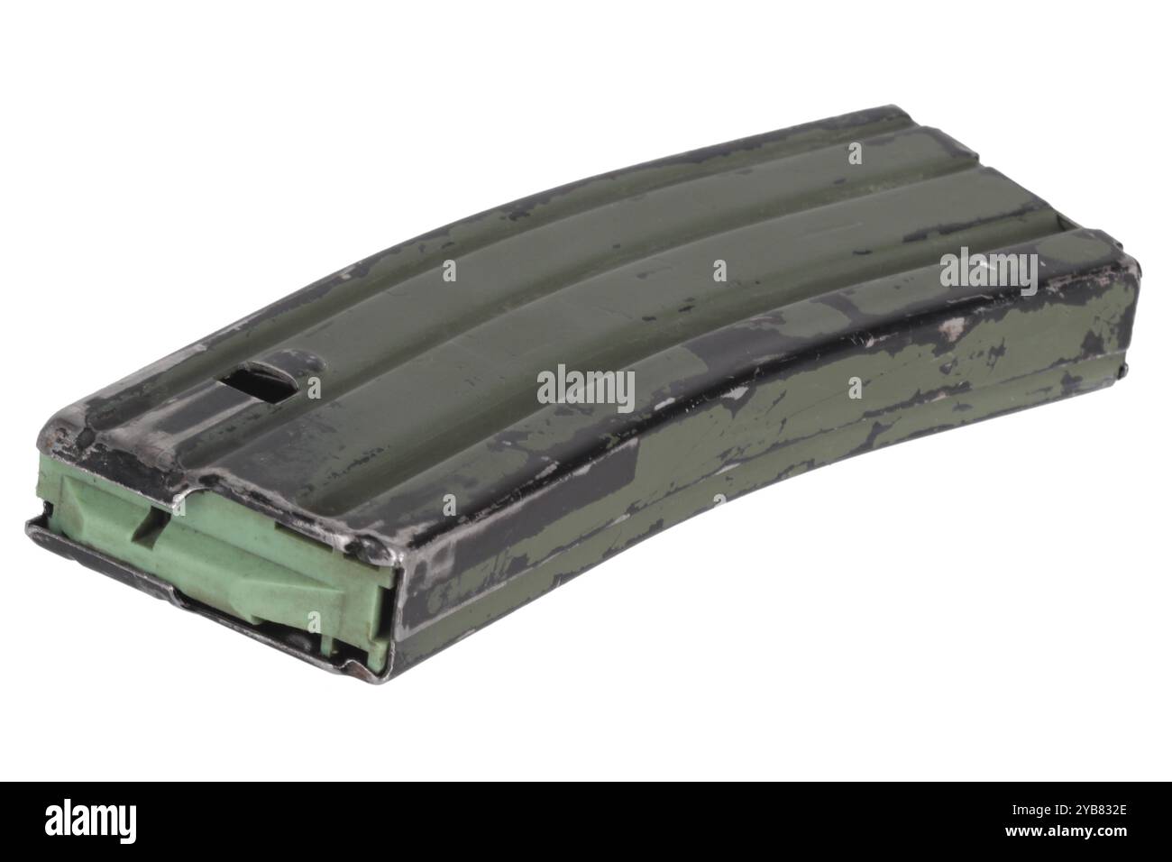 Standard issue 30-round M16 magazine isolated on white background Stock ...