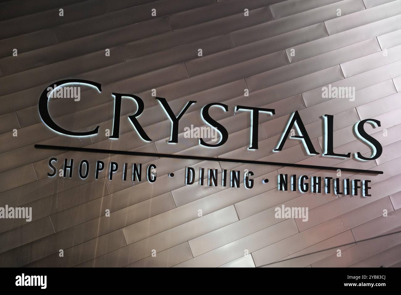 Las Vegas,Nevada,USA-June 17th 2024: The Shops at Crystals, shopping ...