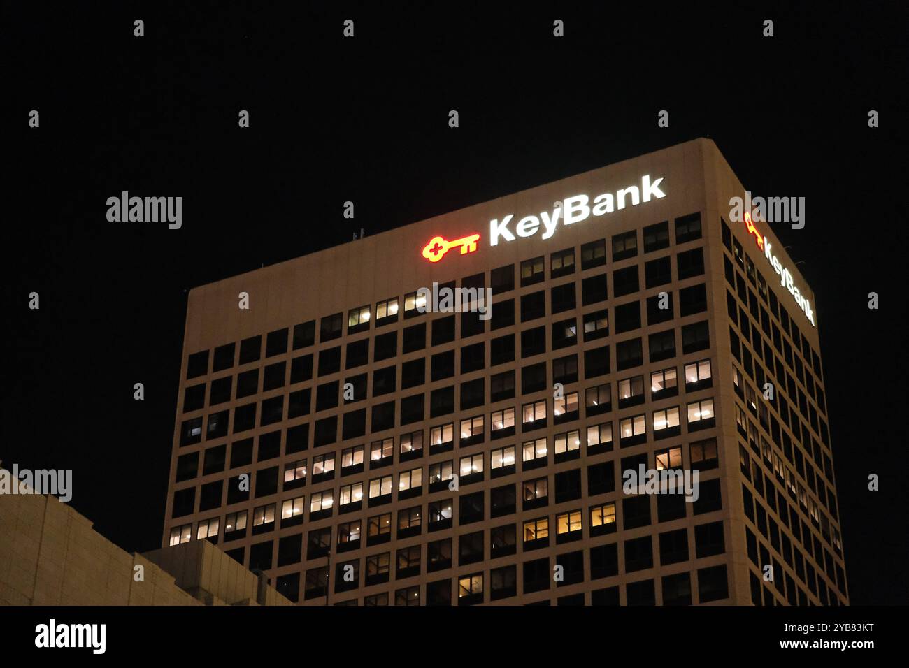 Salt Lake City,Utah,USA-June 16th 2024: KeyBank company office building ...