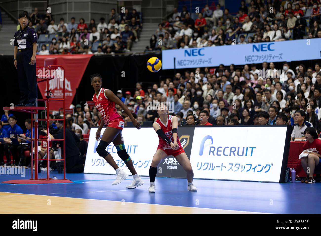 NEC Red Rockets Kawasaki player Tsukasa Nakagawa (10 S) in action ...