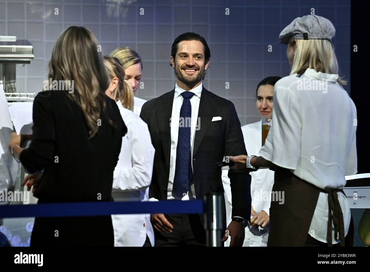 Prince Carl Philip of Sweden during the final of Chef of the Year 2024 ...
