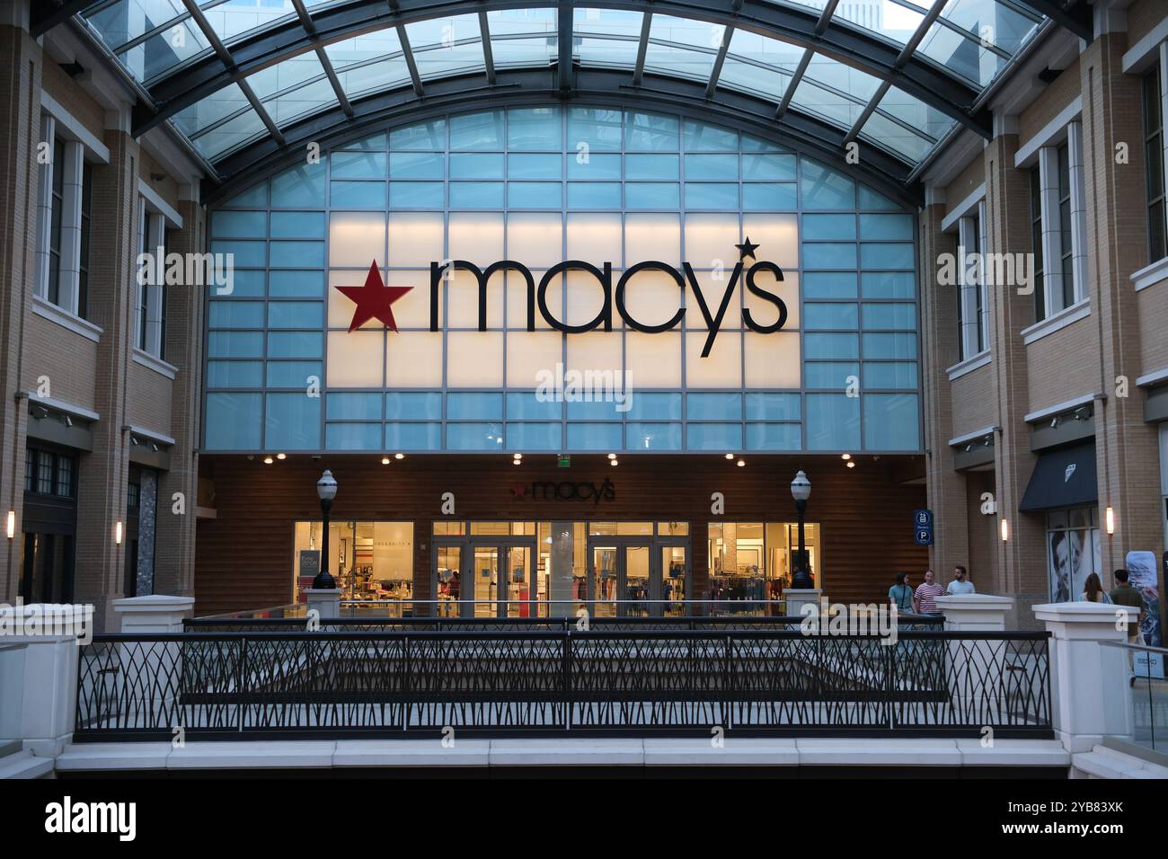 Salt Lake City,Utah,USA-June 16th 2024: Macy's department store and ...