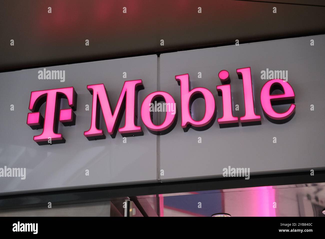 Salt Lake City,Utah,USA-June 16th 2024: T-Mobile company brand logo ...