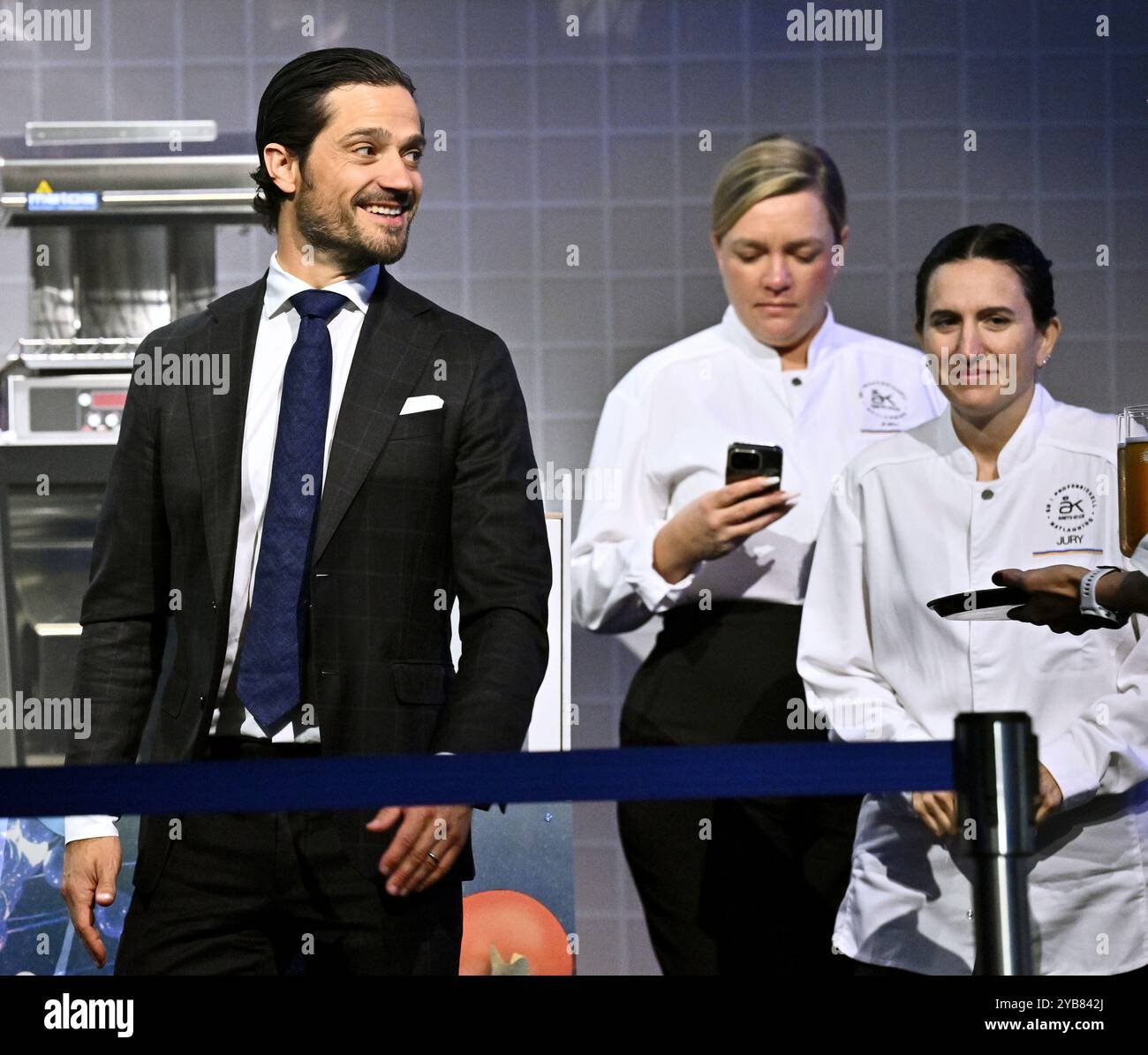 Prince Carl Philip of Sweden during the final of Chef of the Year 2024 ...
