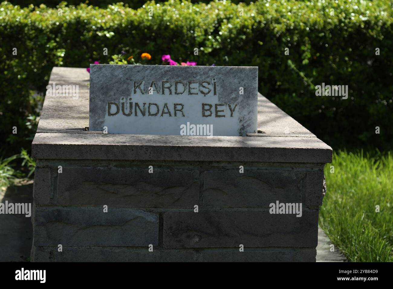 The mausoleum of Prince Ertugrul and the tombs of his family members in ...
