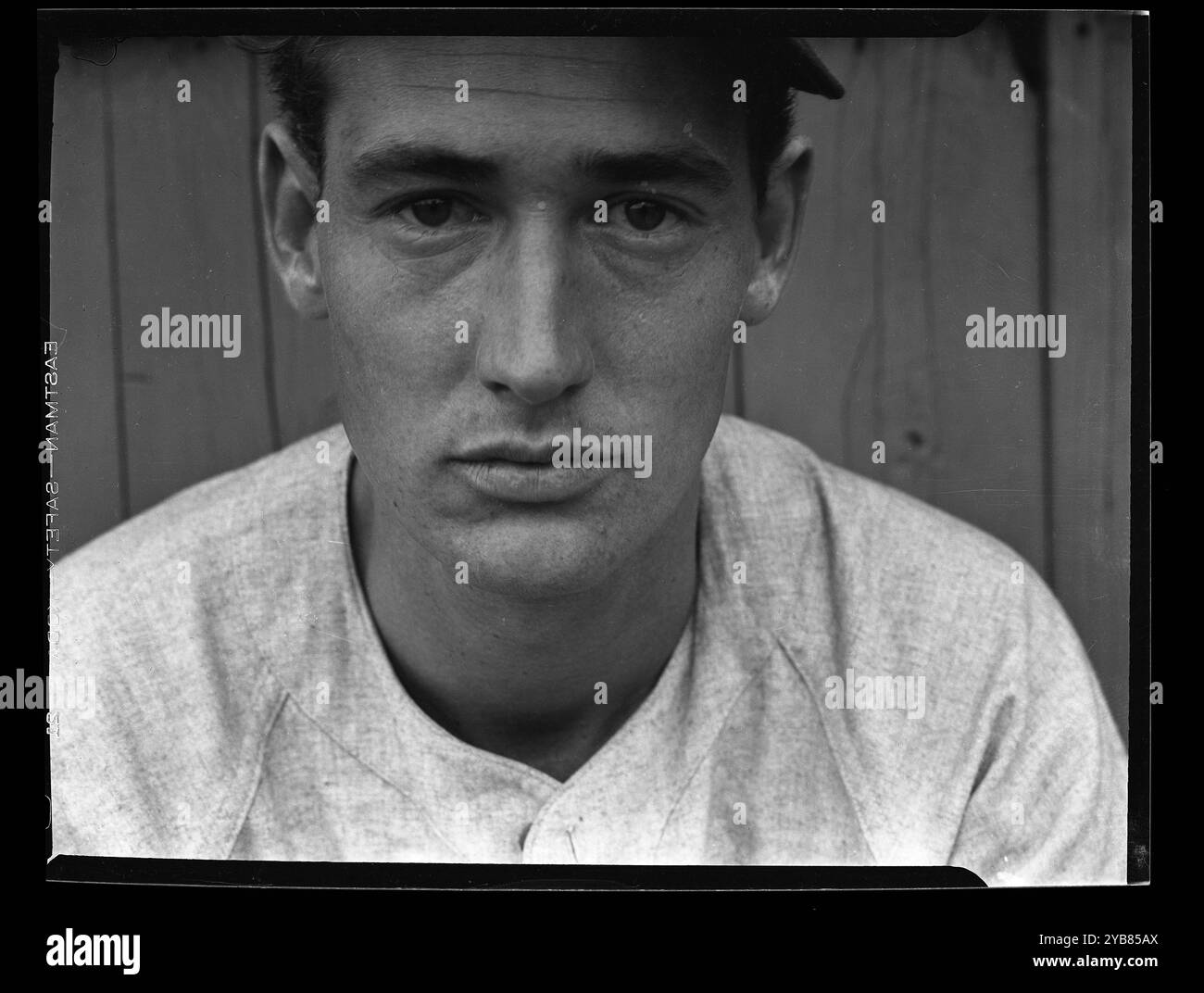 Boston Red Sox player Ted Williams takes a practice swing during spring ...