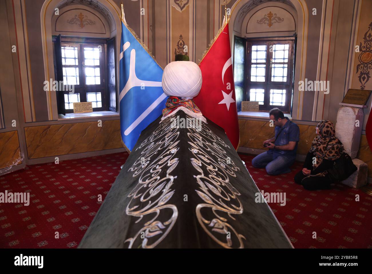 The mausoleum of Prince Ertugrul and the tombs of his family members in ...
