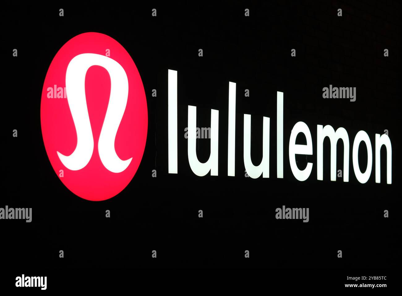 lululemon store brand logo Stock Photo - Alamy
