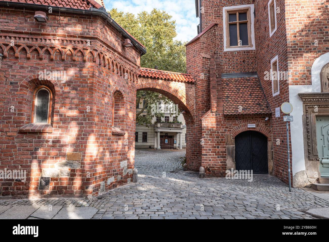 A picturesque European town square showcasing historic architecture ...