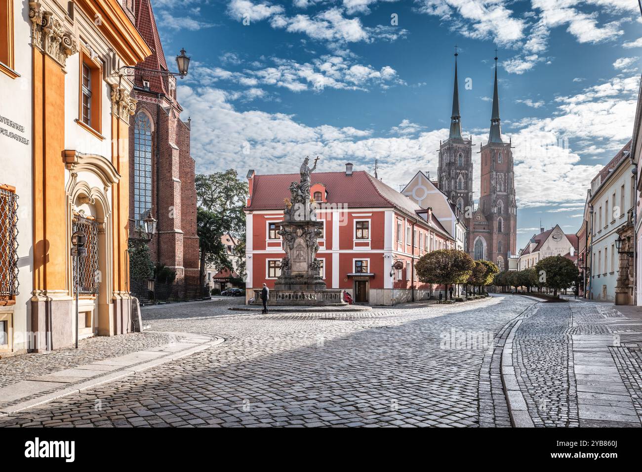 A picturesque European town square showcasing historic architecture ...