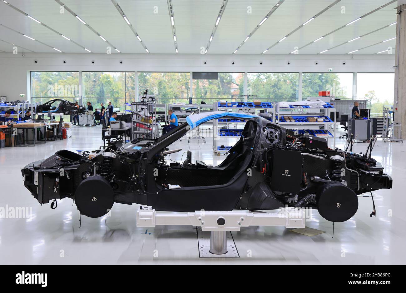 Mate Rimac, director and founder of Rimac automobili, presented the new ...