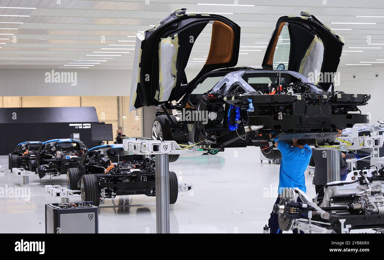 Mate Rimac, director and founder of Rimac automobili, presented the new ...