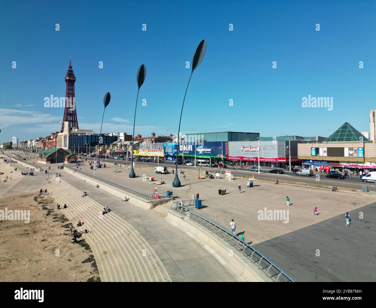 Blackpool Tower & Promenade Stock Photo - Alamy