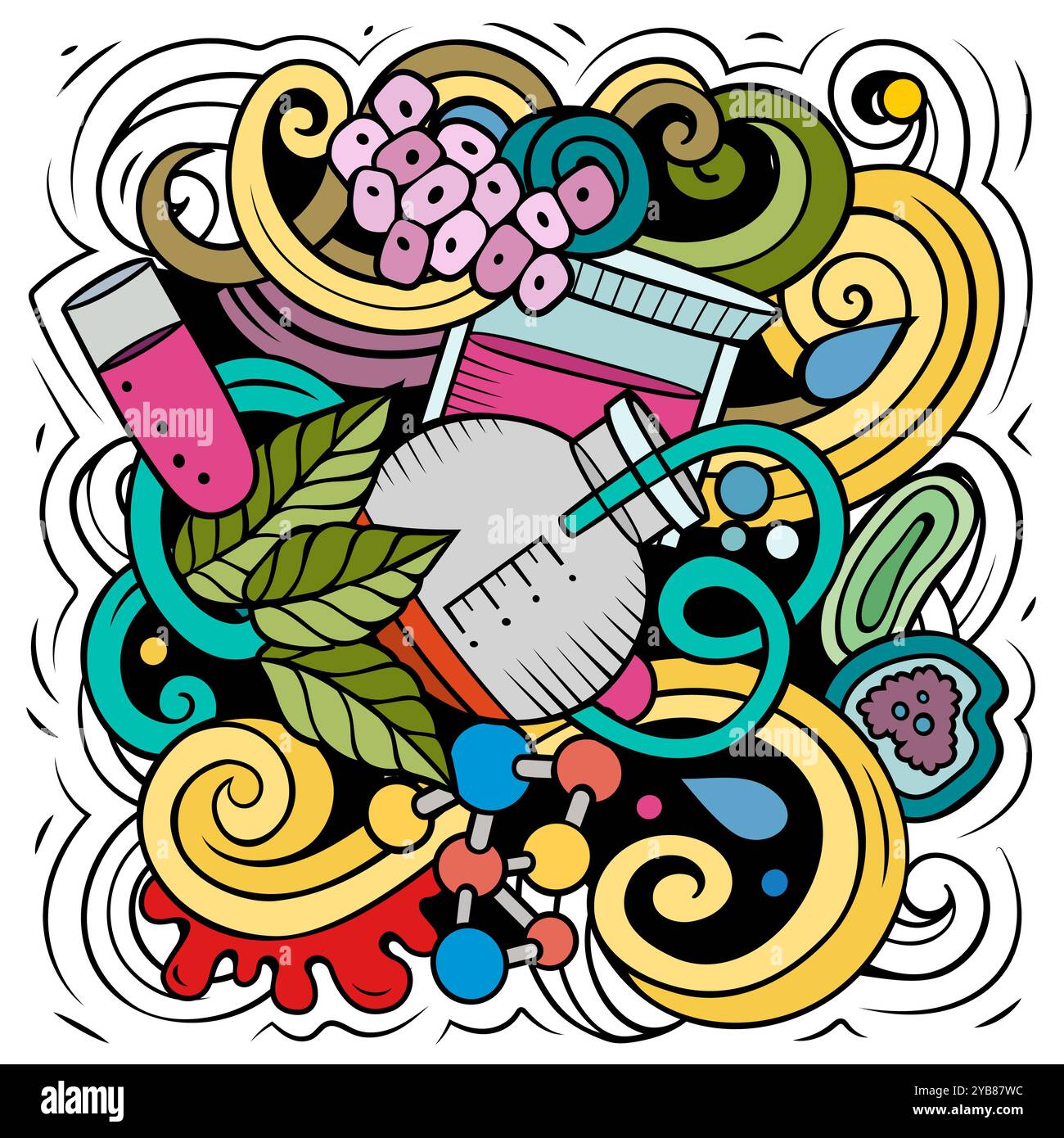 Science experiment cartoon hi-res stock photography and images - Alamy