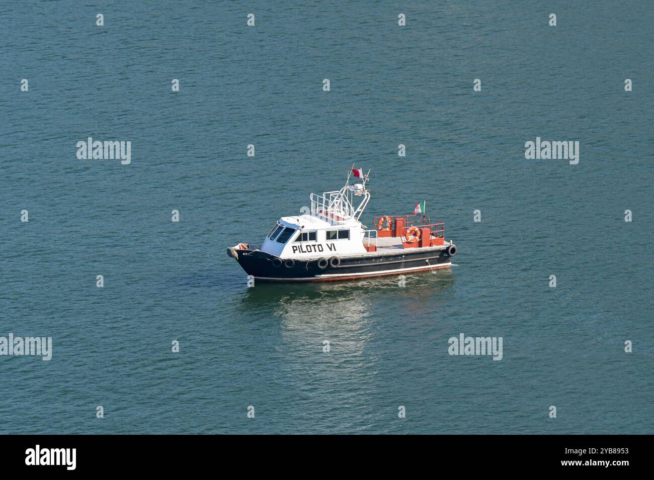 Manzanillo, Colima, Mexico - 16 January 2024: Pilot cutter boat in the ...
