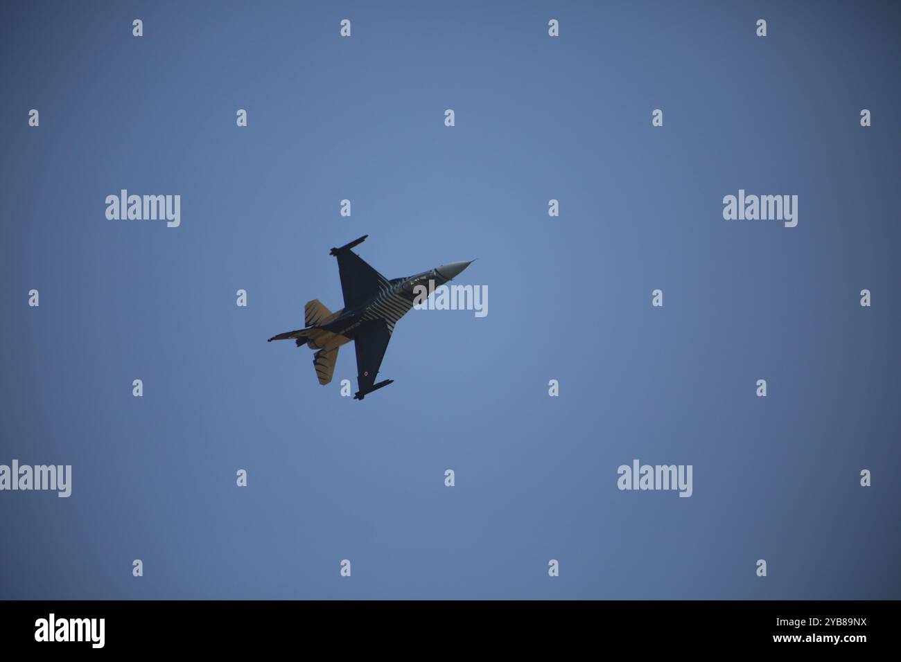 A Turkish air force airshow takes place at Alleben Goleti, near ...