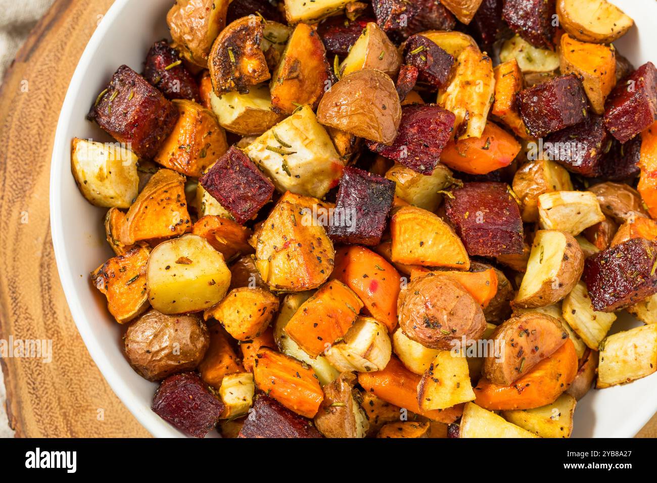Homemade Healthy Autumn Roasted Root Vegetables with Potatoes and ...